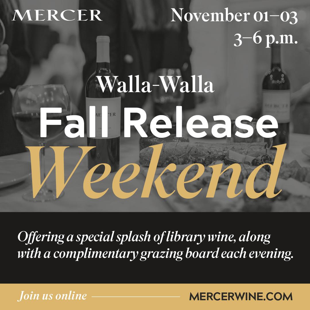 Fall Release Weekend - Mercer Wine